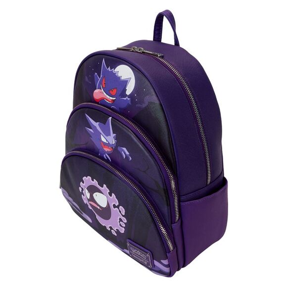 Loungefly | Bags | Pokemon Gengar Evolution Triple Pocket Mini Backpack ...